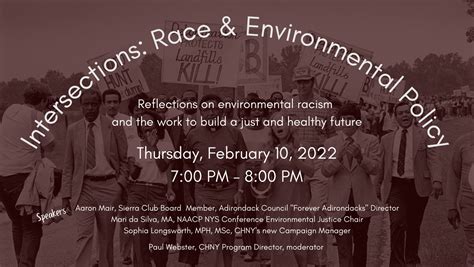 Intersection Race And Environmental Policy Webinar — Clean And Healthy New York