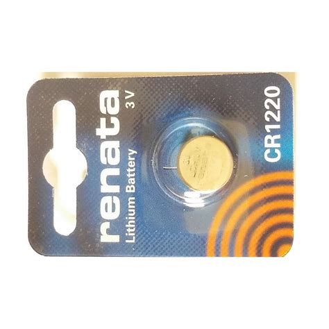 Renata Cr1220 Batteries 3v Lithium Coin Cell 1220 Battery 2 Count