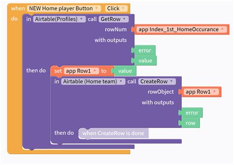 Get Row And Create Row Questions About Thunkable Community