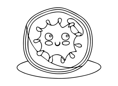 키위 색칠 공부 Kr에서 무료 색칠 공부