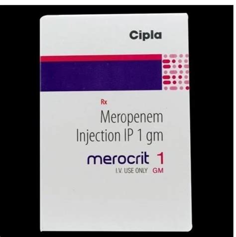 1gm Meropenem Injection Ip At Rs 962 Piece Meropenem Injection In Nagpur Id 2855327621148