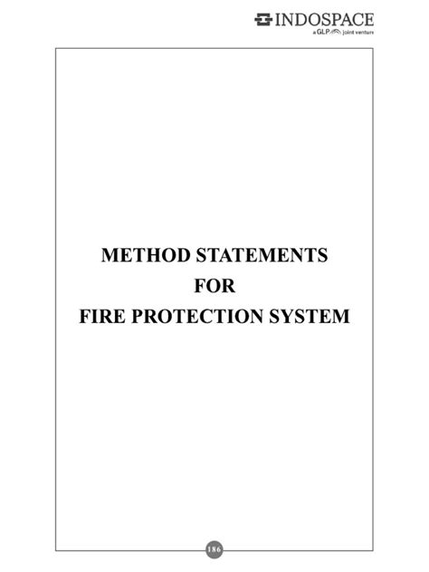 Method Statement Fire Fighting Pdf