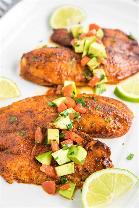 Blackened Tilapia In 10 Minutes The Big Mans World