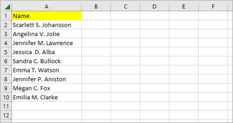 How To Separate Names In Excel Methods Of Splitting Names