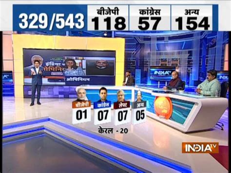 Indiatv Cnx Opinion Poll Pm Modi Likely To Get Second Term Bjp Led