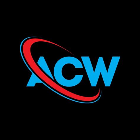 Acw Logo Acw Letter Acw Letter Logo Design Intitials Acw Logo Linked With Circle And