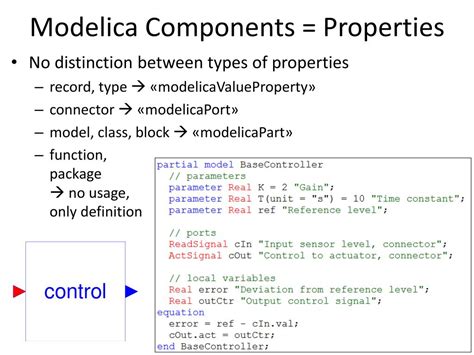 Ppt Sysml Modelica Transformation Specification Se Dsig Meeting Jacksonville 3222010
