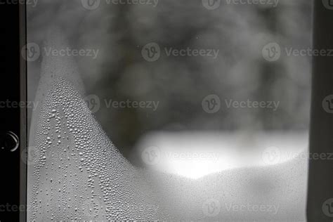 Steamy Window In Winter 17360957 Stock Photo At Vecteezy