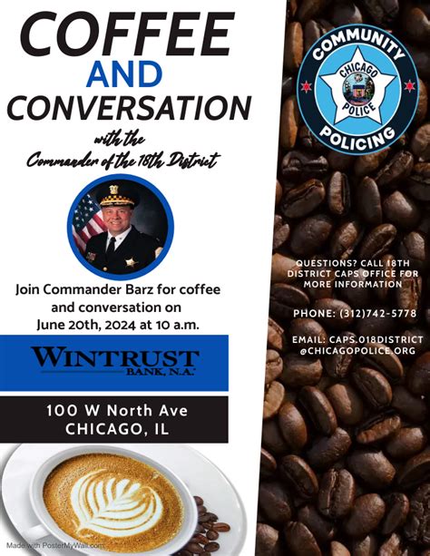 Coffee And Conversation With 018 Cpd Commander June 20th — Rnra Chicago