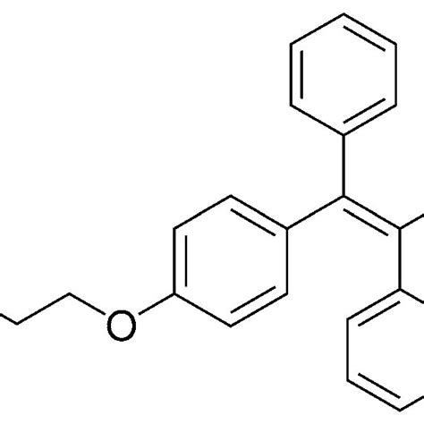 Structure Of Tamoxifen Download Scientific Diagram