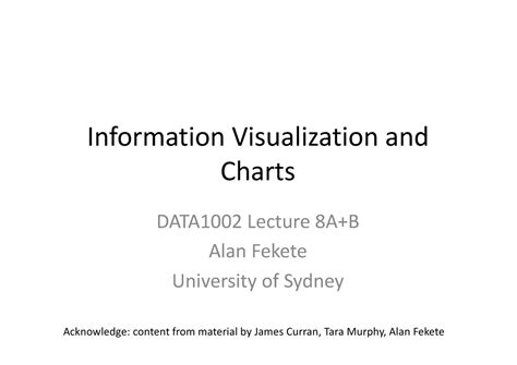 Data1002 Charts Information Visualization And Charts Data1002 Lecture
