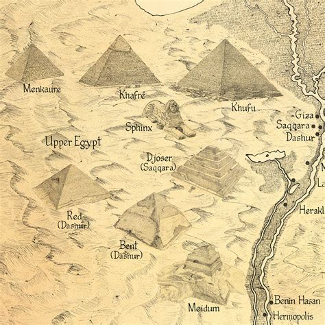 Egyptian Civilization Map