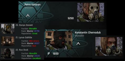 Dltx Enhanced Portraits Addon Monolith Stalker Anomaly Mod