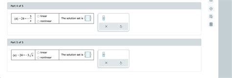 Solved Determine If The Equation Is Linear Or Nonlinear If Chegg Com