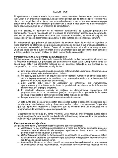algoritmos pdf algoritmos programación de computadoras