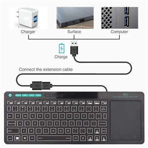 Rii Rt S Mini Bluetooth Wireless Keyboard