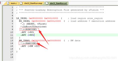 stm32 进阶教程 11 ram中运行程序 stm32 pragma section csdn博客