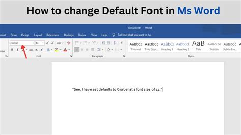 How To Change The Default Font In Microsoft Word ElectronicsHub