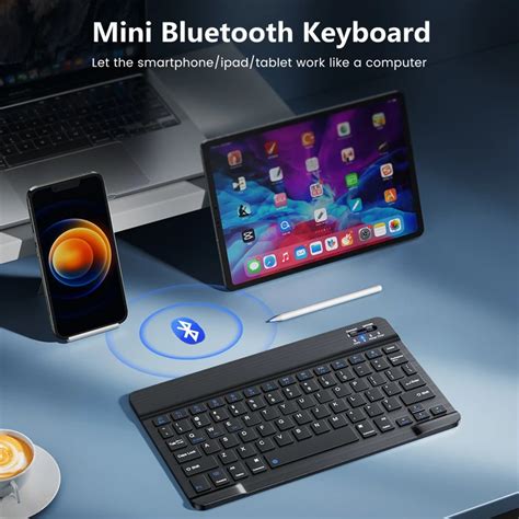 Mini Rechargeable Keyboard With Wireless Bluetooth Sk Hopshop