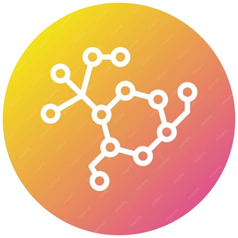 Premium Vector Molecule Vector Icon Design Illustration