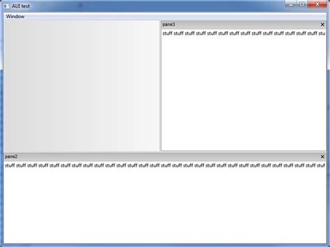 Agw Aui How To Properly Hide And Show Panes Wxpython Users Discuss Wxpython