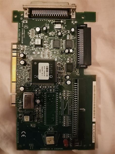 Used Adaptec Aha 2940uw Ultra Wide Scsi Controller Pci Adapter Card 68
