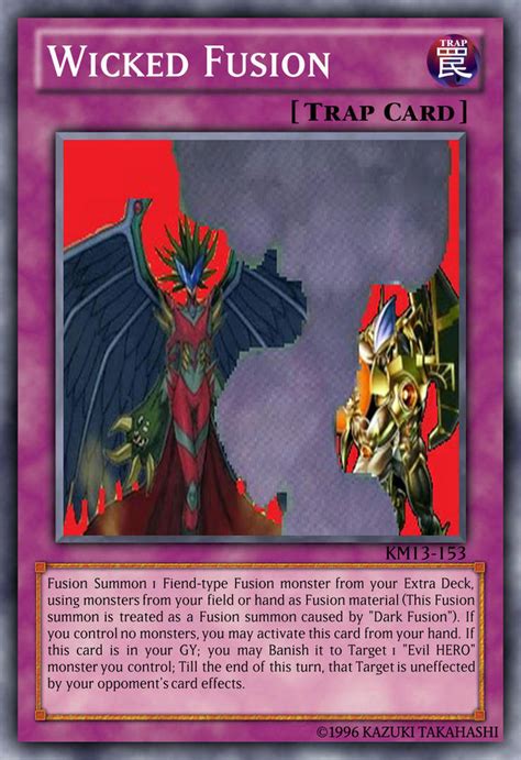 Ygo Custom Card Wicked Fusion By Kurimaster13 On Deviantart