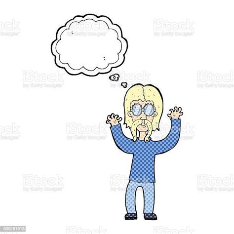 말풍선이 있고 양 팔을 흔드는 히피 남자 만화 캐릭터 그리기에 대한 스톡 벡터 아트 및 기타 이미지 그리기 낙서 드로잉