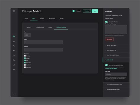 Drupal Content Edit Gin Futureui Interface Design