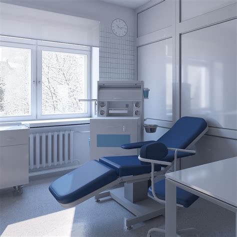 3d Model Medical Phlebotomy Room 2 Turbosquid 2013140