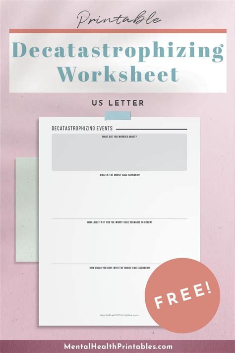 Decatastrophizing Worksheet Artofit