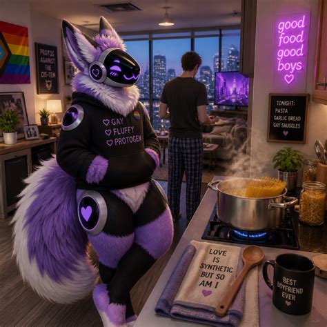 A Homosexual Fluffy Gay Protogen Who Furry Ai