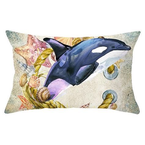 Badu Bg Модна растителна фламинго щампа Декорация на дома Диван за кола Калъфка за възглавница