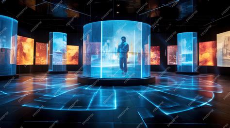 Premium Photo Holographic Displays Advanced Technology Innovative 3d