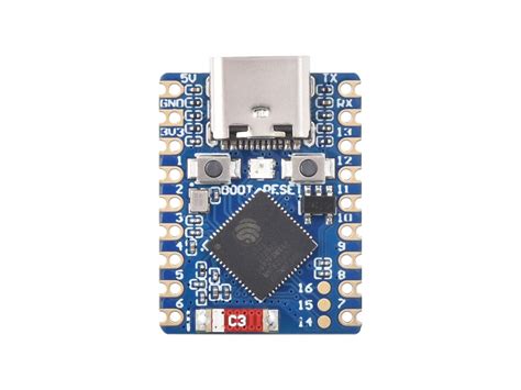 waveshare esp32 c3 mini development board based on esp32 c3fn4 single
