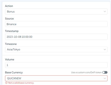 How To Fix Invalid Transactions Caused By Unsupported Currency Cryptact Help Center