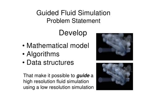 fluid simulation and control for computer graphics