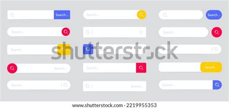 Search Bar Ui Ux Design App Stock Vector Royalty Free 2219955353 Shutterstock