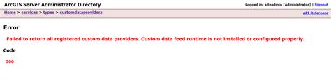 custom data feeds troubleshooting arcgis enterprise sdk