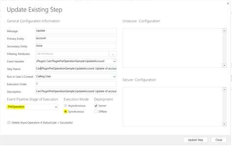 Dynamics Pre Operation Plugin Carl De Souza