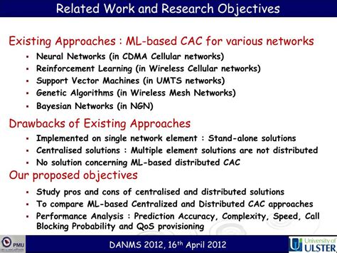 Ppt Performance Analysis Of Bayesian Networks Based Distributed Call Admission Control For Ngn