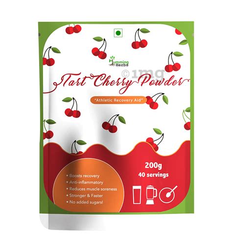 Humming Herbs Tart Cherry Powder Buy Packet Of 200 0 Gm Powder At 𝗯𝗲𝘀𝘁 𝗽𝗿𝗶𝗰𝗲 In India 1mg