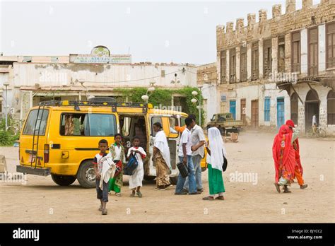Daily Life Massawa Eritrea Stock Photo Alamy