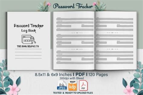 Password Logbook Kdp Interior Graphic By Orthi · Creative Fabrica Password Logbook Kdp Interior Graphic By Orthi · Creative Fabrica