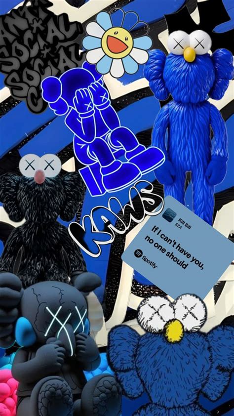 Kaws Phone Wallpaper 🖤 In 2025 Pretty Wallpaper Ipad Kaws Wallpaper