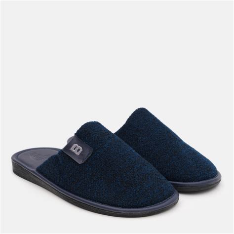 Чоловічі домашні капці з закритим носком Белста 4100859 45 28 5 см Сині Blst2000000037639