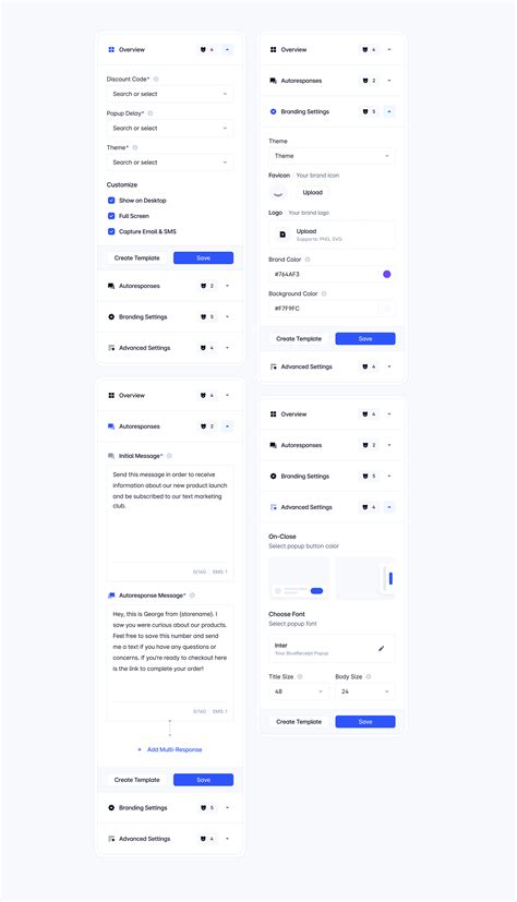 Mobile Popup Builder By Erkan Tecim On Dribbble
