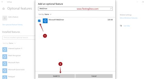Add Microsoft Webdriver On Windows TestingDocs Com