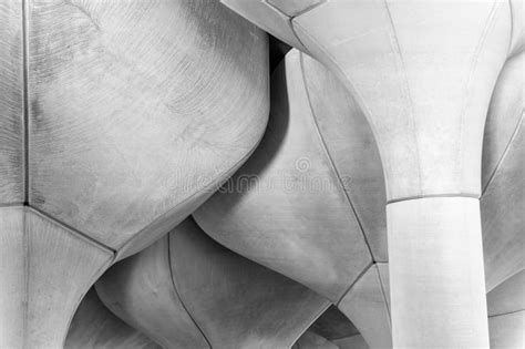 Geometrical Structural Building Geometric Architecture In Modern City Architectural Structure