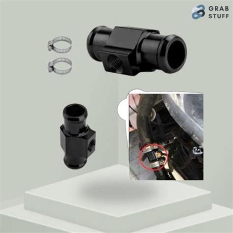 Jual Aksesoris Sambungan Sensor Konektor Suhu Selang Radiator Mesin Motor Hitam Jakarta